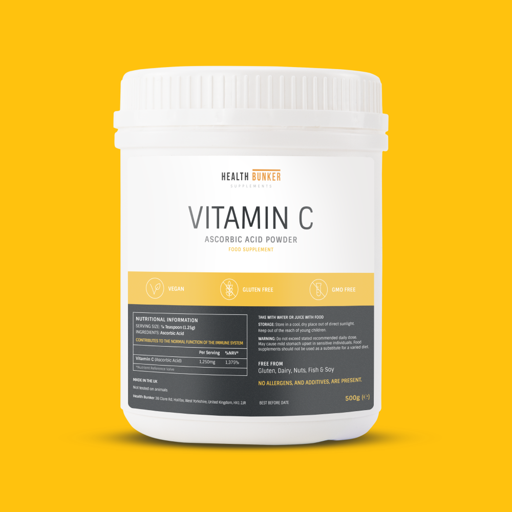 Ascorbic Acid Vitamin C Powder – Health Bunker Supplements