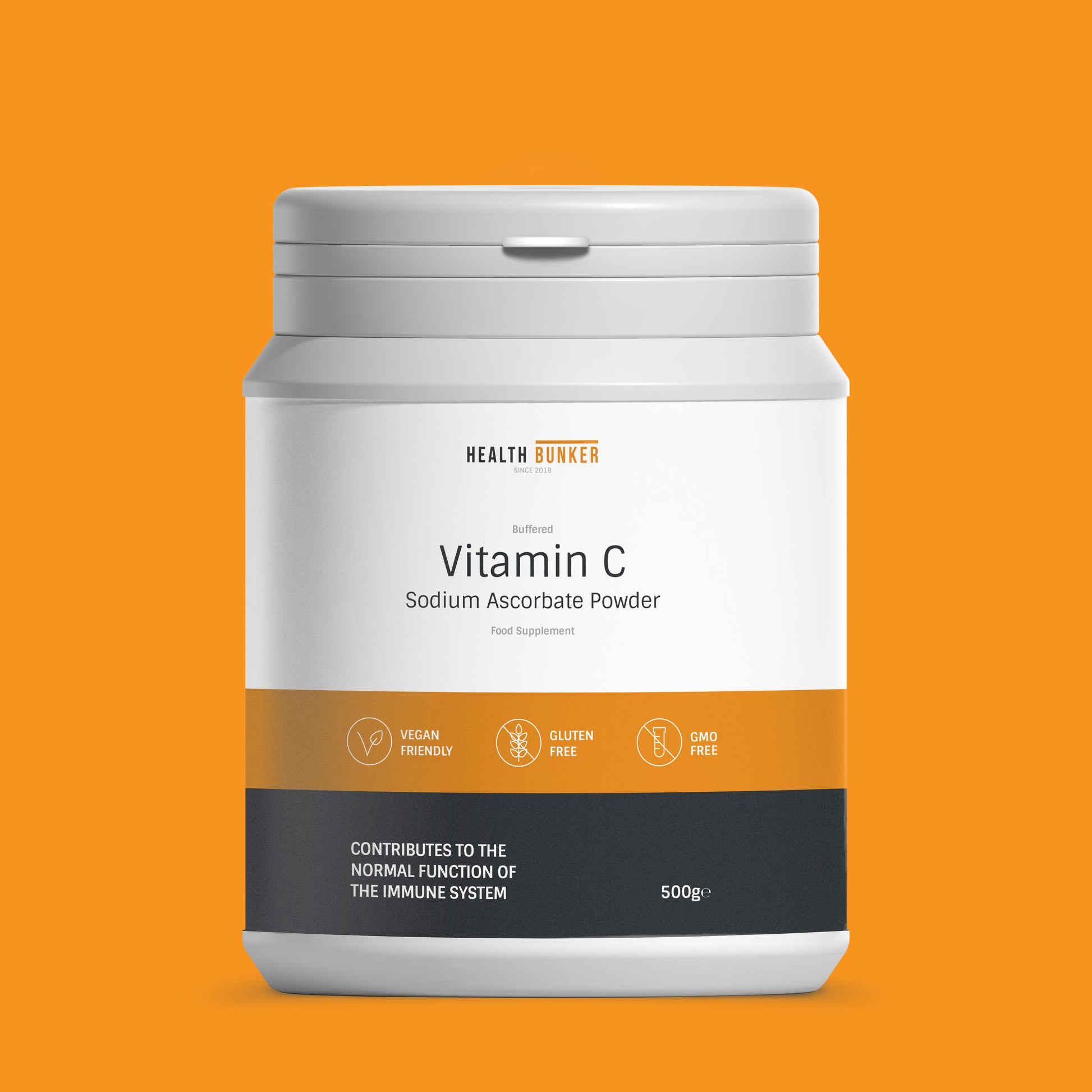 Sodium Ascorbate Buffered Vitamin C Powder 500g – Health Bunker Supplements